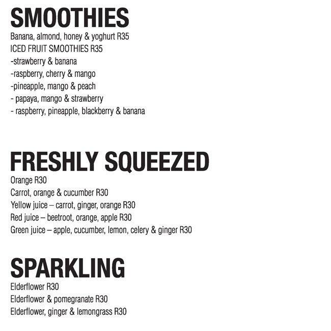 Speisekarte von Oskars Village cafe, Hermanus