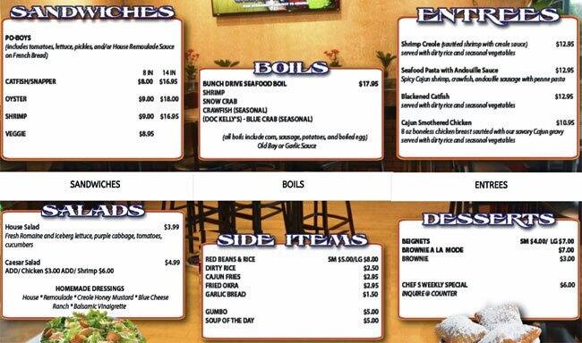 Menu at Favors and Flavors restaurant, Alpharetta