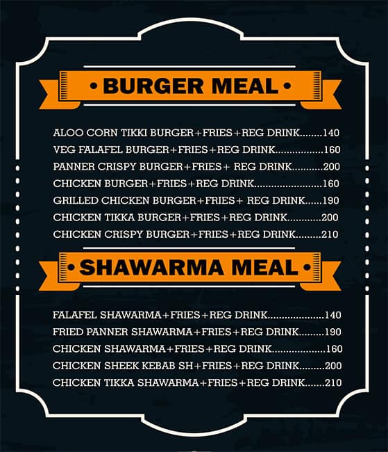 Menu of Joker's, Ulwe, Navi Mumbai