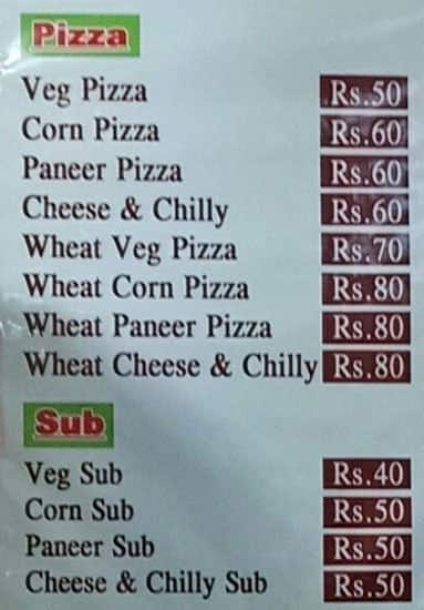 Menu at RED CHERRY, Coimbatore