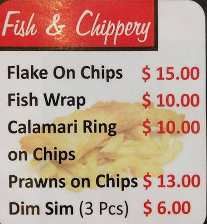 Menu at Kebab Hut restaurant, Saint Kilda