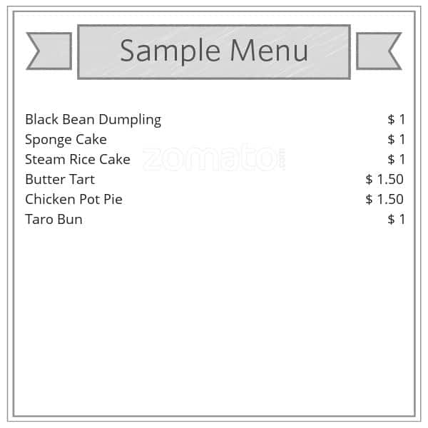 Chinese Bakery Menu, Menu for Chinese Bakery, Scarborough, Toronto ...