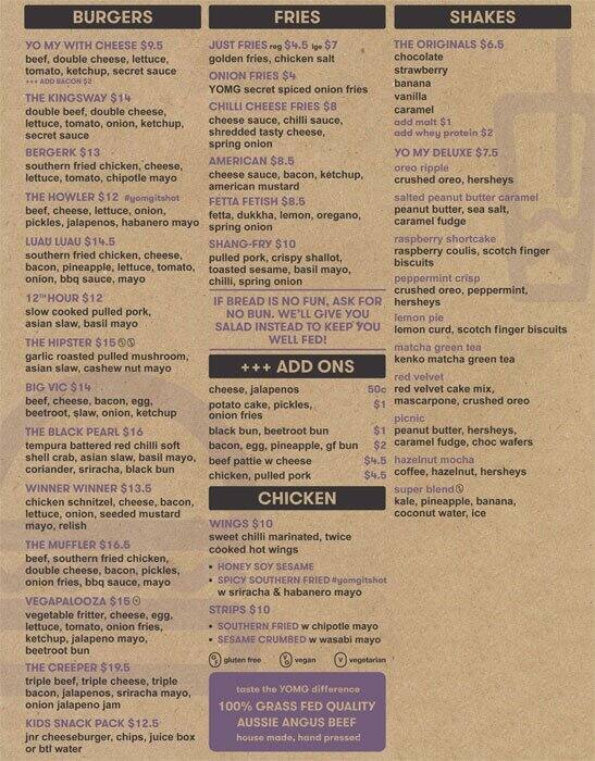 YOMG - Yo My Goodness, Mentone, Melbourne - Urbanspoon/Zomato