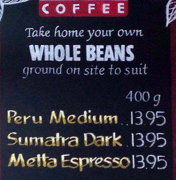 Menu at Uprising Breads Bakery, Vancouver, Venables St