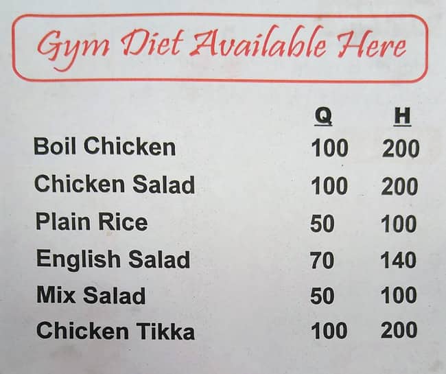 Menu at Delhi Food Point, New Delhi