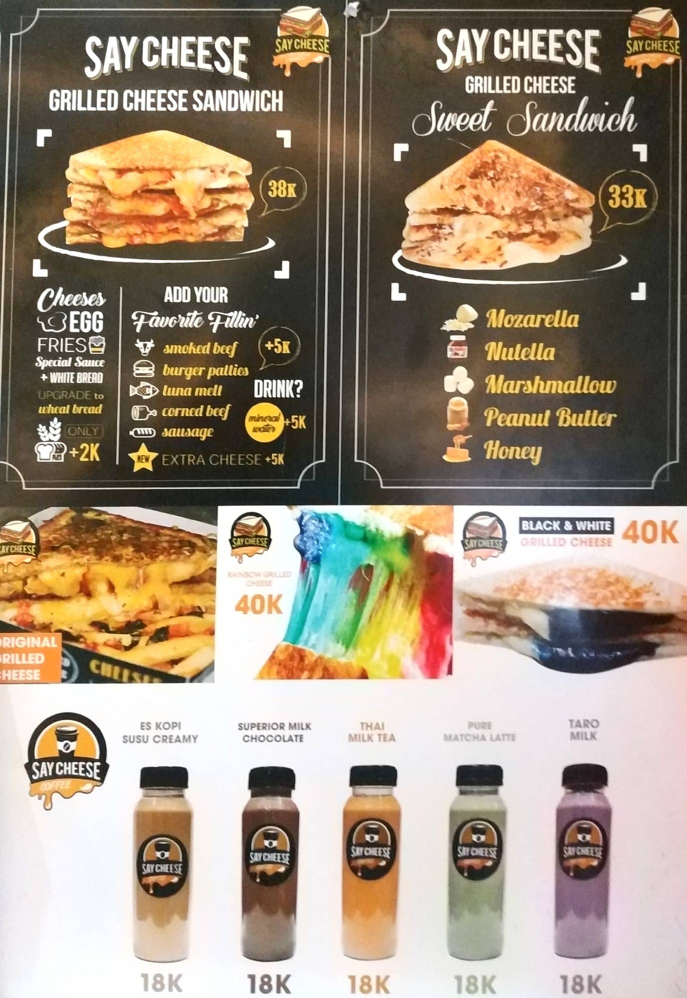 Menu at Mrs. Waffles desserts, Jakarta, Kemang Village (Lippo Mall)