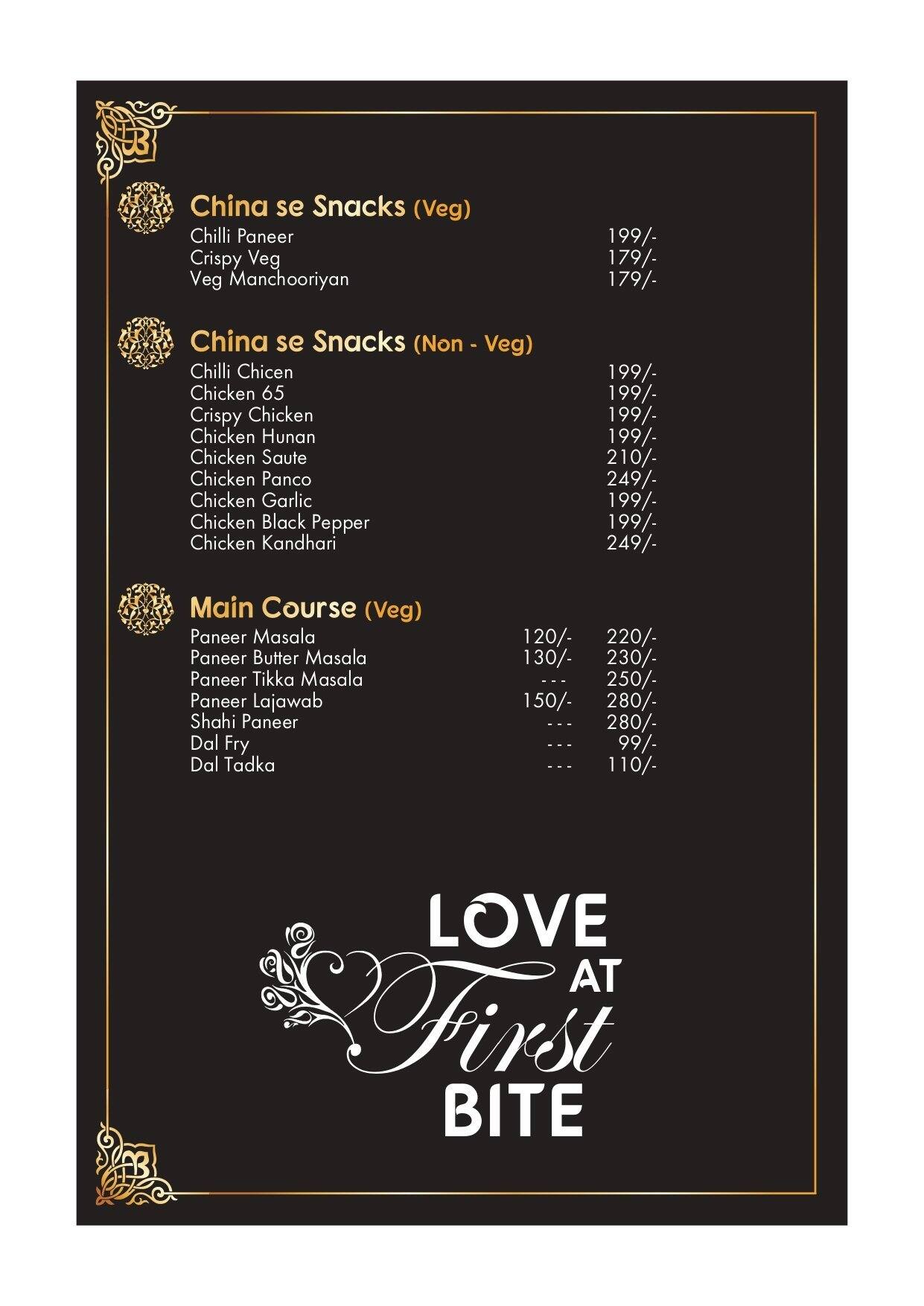 Menu at Afghan Darbar Restaurant, Nagpur