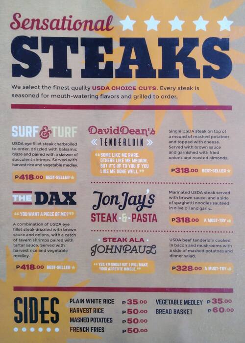Menu at Casa Verde - U.P. Town Center BBQ, Quezon City