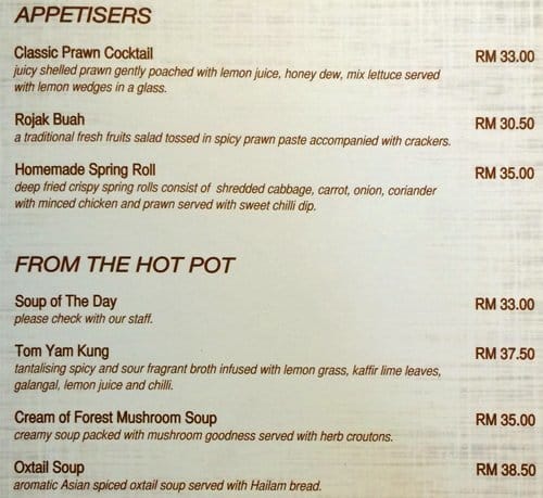 Cinnamon Coffee House - One World Hotel Menu - Zomato Malaysia