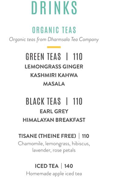 Menu at Kitchen Garden By Suzette, Mumbai, Lobby