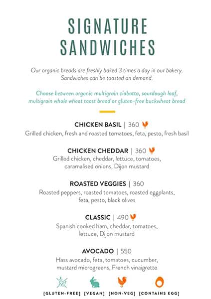 Menu at Kitchen Garden By Suzette, Mumbai, Lobby