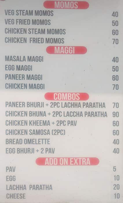 Menu at Foodie Adda (Taste of Odisha), Pune