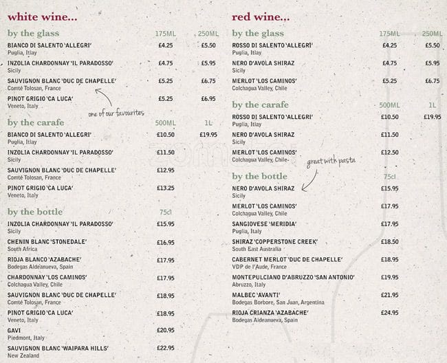 Menu at Red Peppers restaurant, Teddington, 53 Broad St