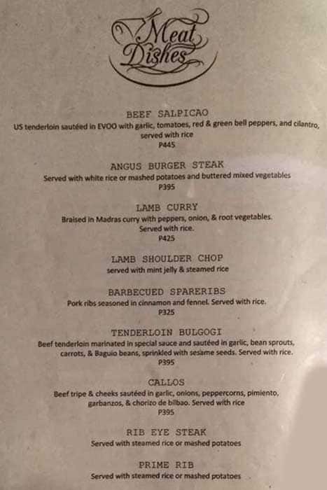 Menu at Casa Renato Resto & Events Place restaurant, Quezon City, 7 ...