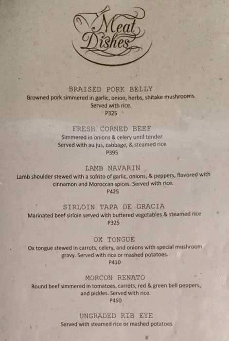 Menu at Casa Renato Resto & Events Place restaurant, Quezon City, 7 ...