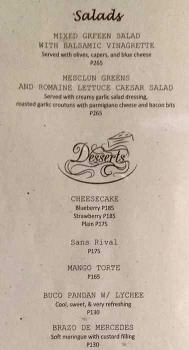 Menu at Casa Renato Resto & Events Place restaurant, Quezon City, 7 ...