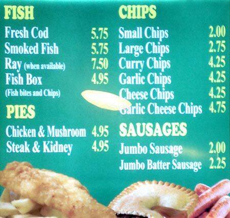 Menu at Food Hall restaurant, Dublin, 1