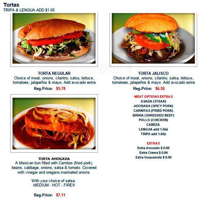 Menu at El Rinconsito Burien restaurant, Burien