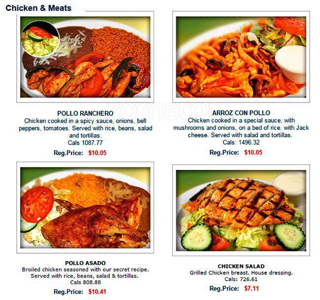 Menu at El Rinconsito Burien restaurant, Burien