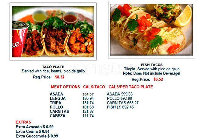 Menu at El Rinconsito Burien restaurant, Burien