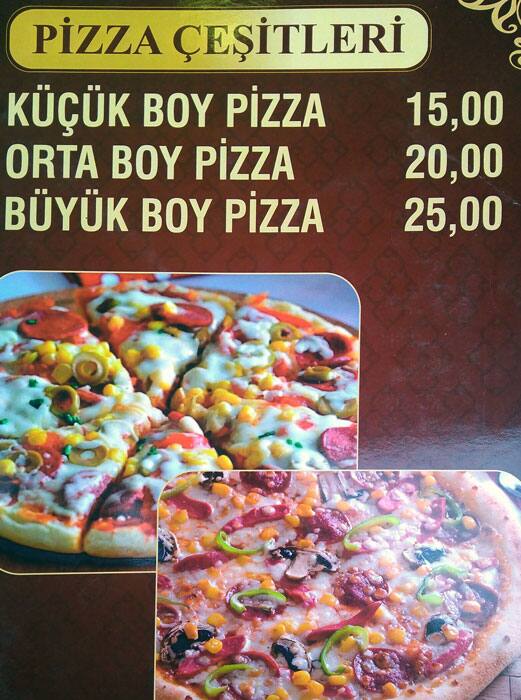 Menu at Tarihi Lokum Cafe, Istanbul, Mareşal Fevzi Çakmak 1. Sk. No:37