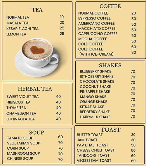 Menu of Lotus Underground Fast Food Veg & Non Veg Restaurant, Sundarwas ...