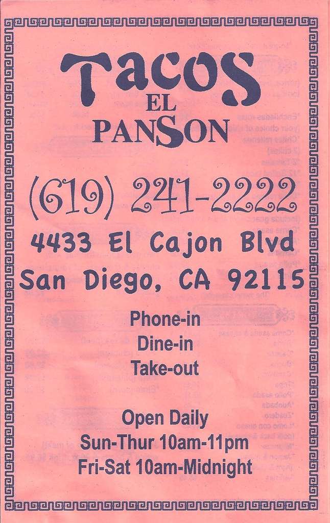 Tacos El Panson at Charlotte Thrower blog