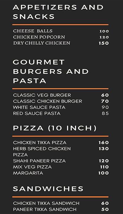 Menu of Pizza Place, Andul Road, Howrah