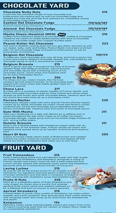 Menu of Dock Frost'd, Rajajinagar, Bangalore