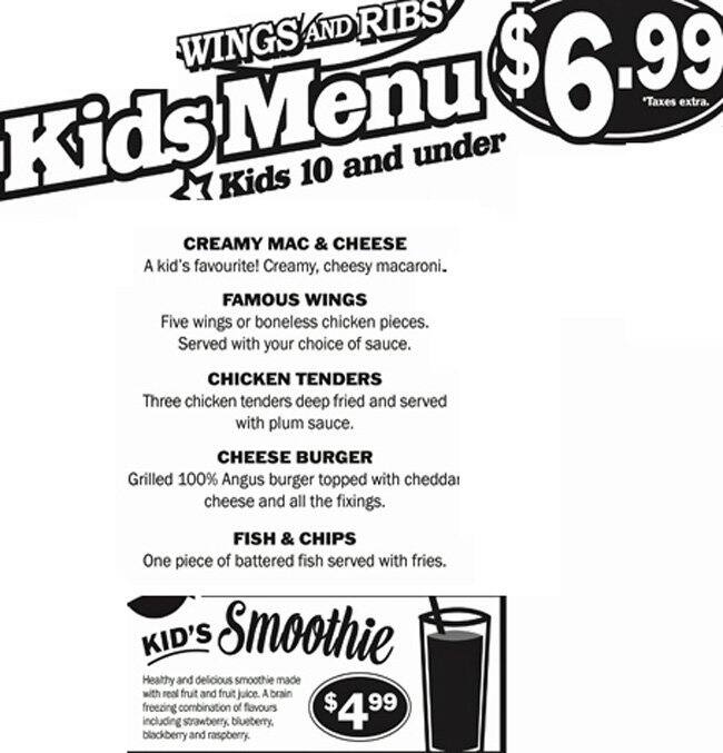 Menu at St. Louis Bar & Grill, Toronto, 808 York Mills Rd Unit A-24
