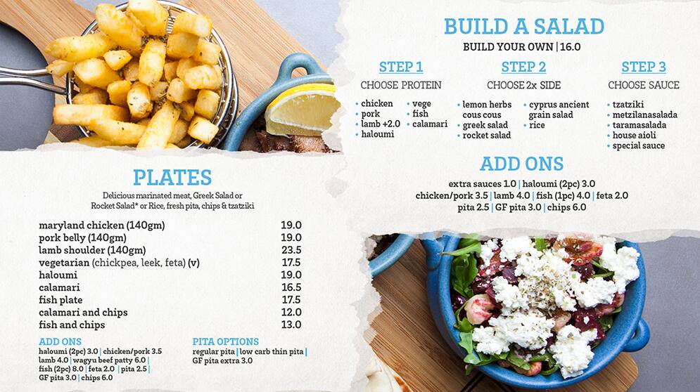Menu at The Yiros Shop - Cannon Hill restaurant, Cannon Hill, Southgate ...