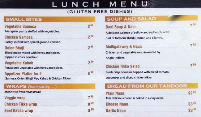 Haldi Menu, Menu for Haldi, Little Italy, Ottawa - Urbanspoon/Zomato