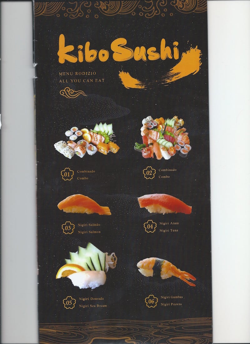 Menu em Kibo Sushi Lisboa restaurante, Lisboa