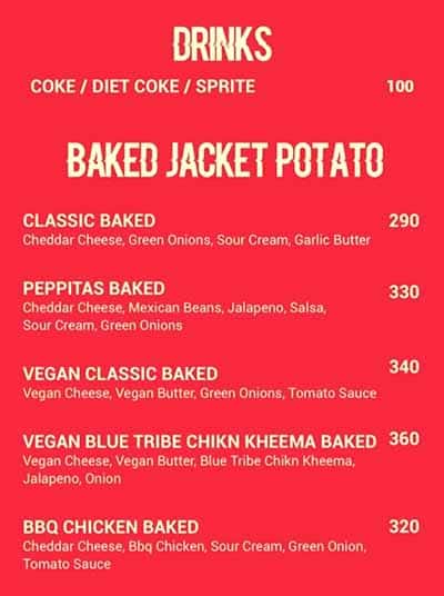 Menu at Diablo Pizza, Mumbai