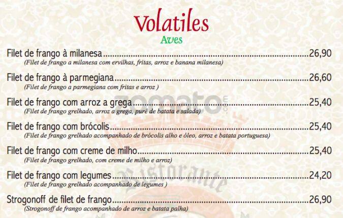 Menu em Capo Di Stella Ristorante - The Landmark Residence, São Paulo