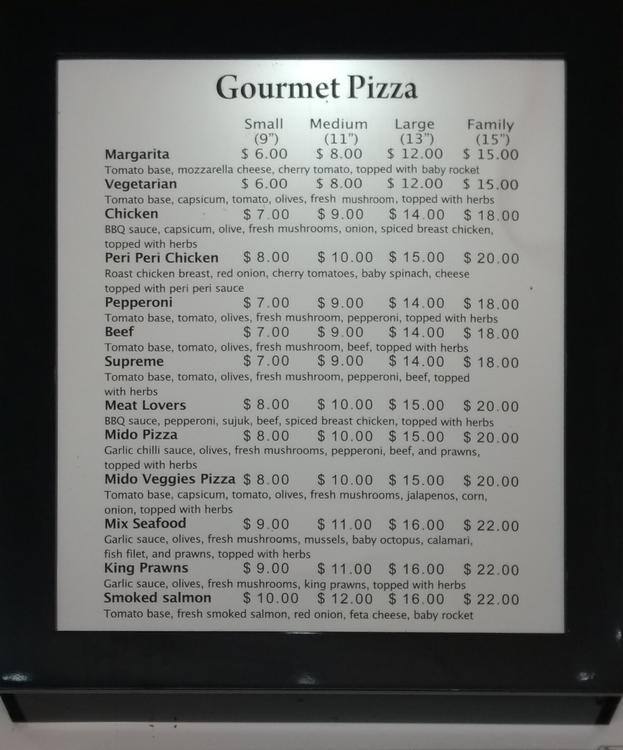 Menu at I Love Manoush Lidcombe fast food, Lidcombe, 2/42-44 Railway St