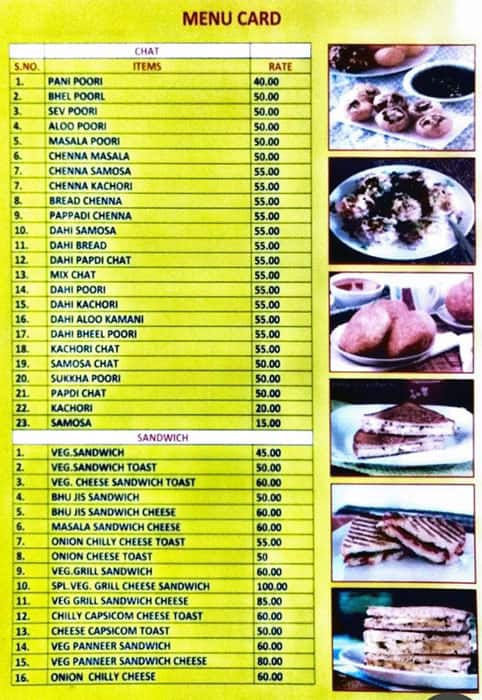 Menu of Hot And Spicy, Mogappair, Chennai