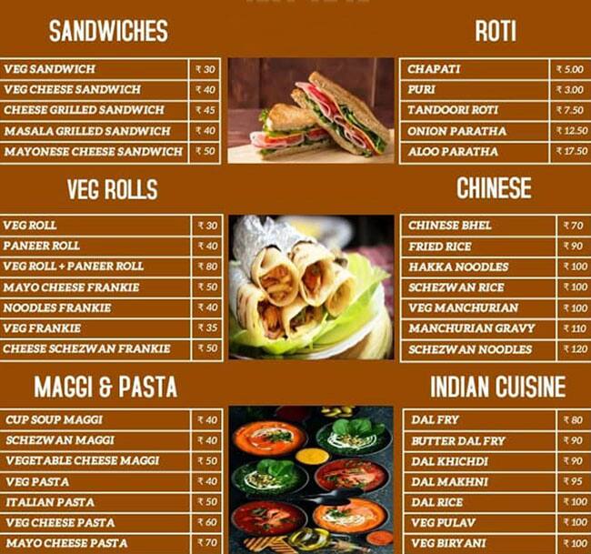 Menu of Budget Food & Snacks Corner, Mira Road, Mumbai