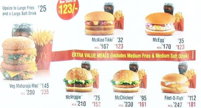 McDonald's Menu, Menu for McDonald's, Bhawanipur, Kolkata - Zomato