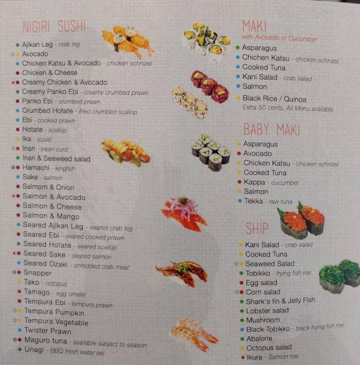 Takumi Menu, Menu for Takumi, Brighton-Le-Sands, Sydney - Urbanspoon/Zomato