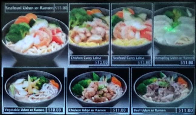 Menu at Mineya Japanese Food restaurant, Frankston