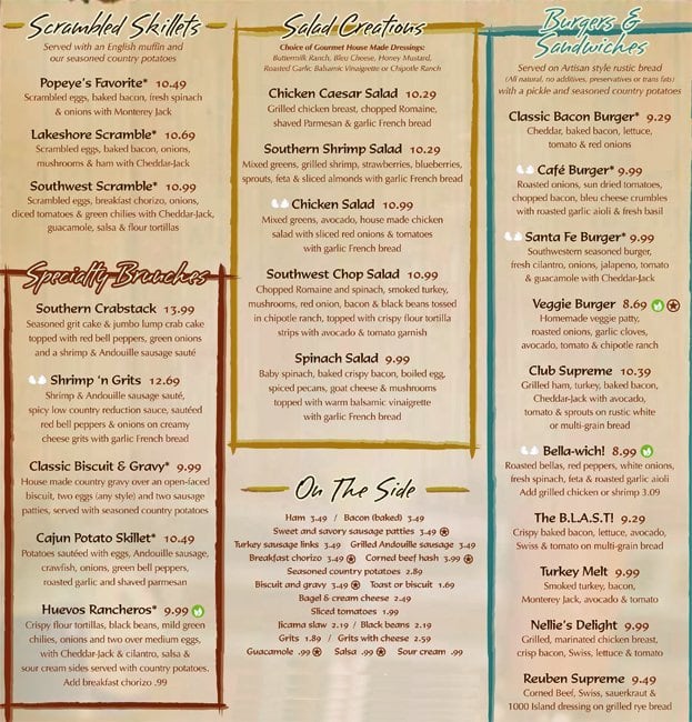 Menu at Another Broken Egg Cafe, Charlotte, N Community House Rd