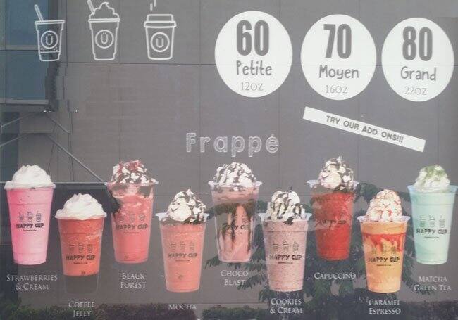 Happy Cup Menu, Menu for Happy Cup, Tomas Morato, Quezon City - Zomato ...