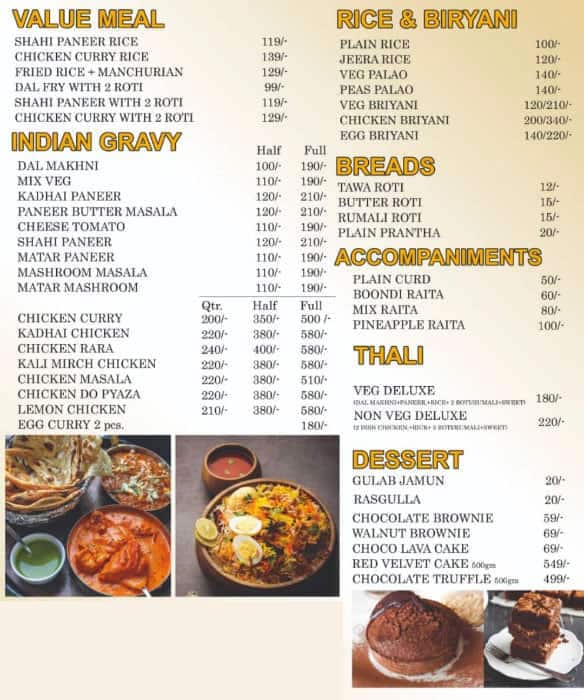 Menu at Crazy Bites, Gurugram