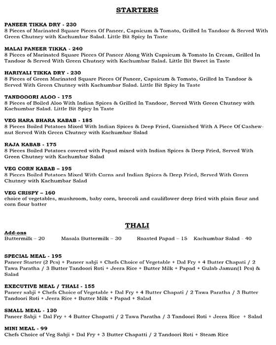 Menu of Foodcraft Kitchen, Ashram Road, Ahmedabad