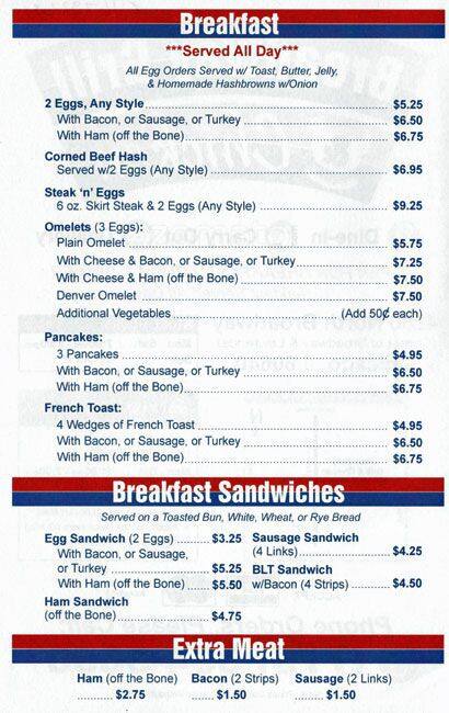 Menu at Broadway Grill & Chicken restaurant, Chicago
