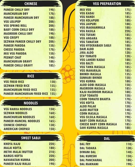 Menu of Bliss Kitchen, Vejalpur, Ahmedabad