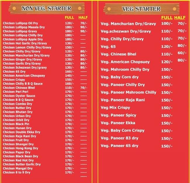 Menu of Hunger Solution, Mira Road, Mumbai