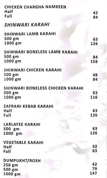 Menu at Wakha Restaurant Al Barsha, Dubai, opposite Lulu Hypermarket