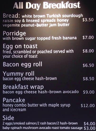 Cafe Moka Menu, Menu for Cafe Moka, Pyrmont, Sydney - Urbanspoon/Zomato